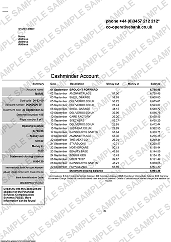 Replica Document Templates | Replacement Statements & Bills