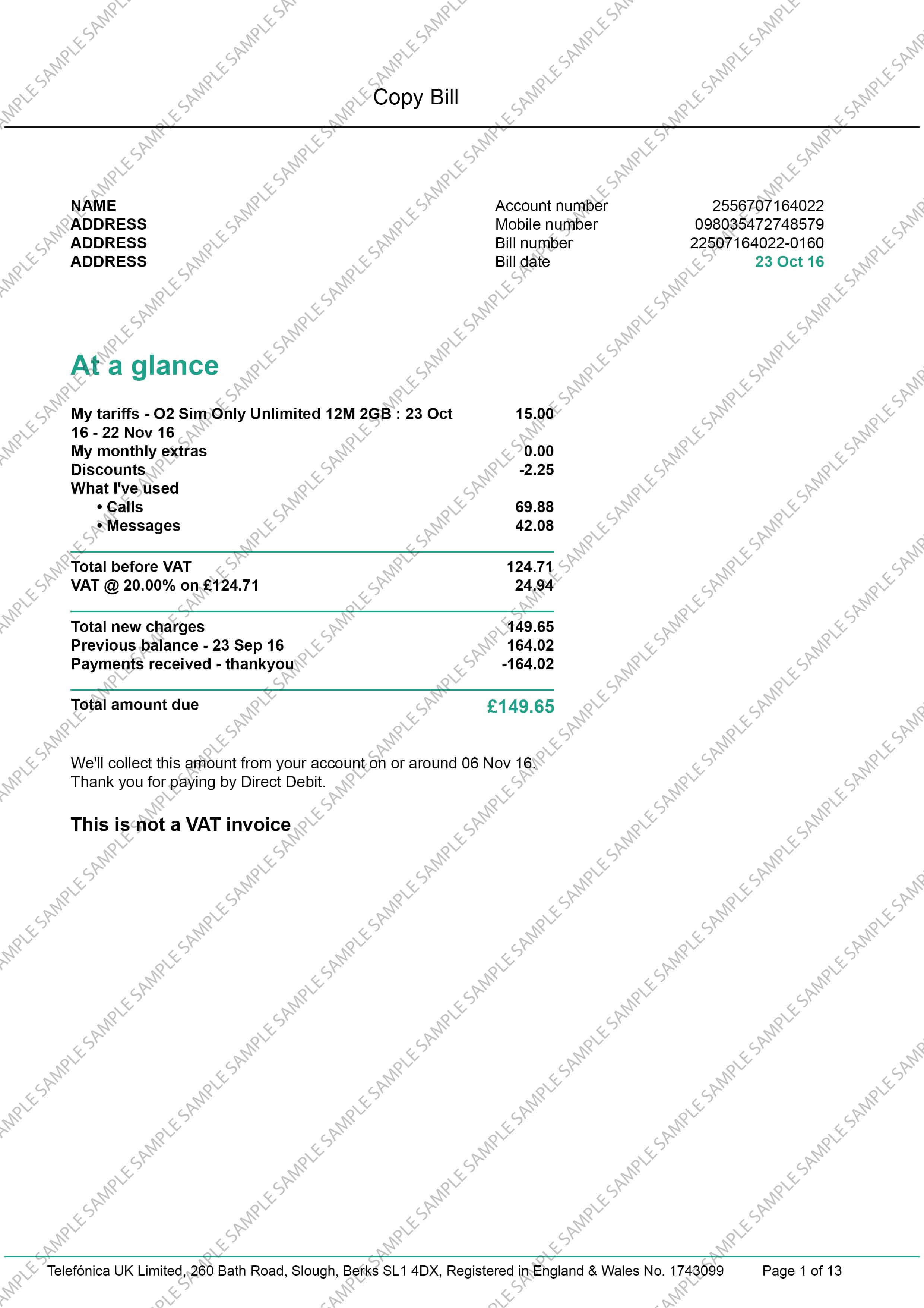 Sample Online Documents - ReplaceYourDoc.com